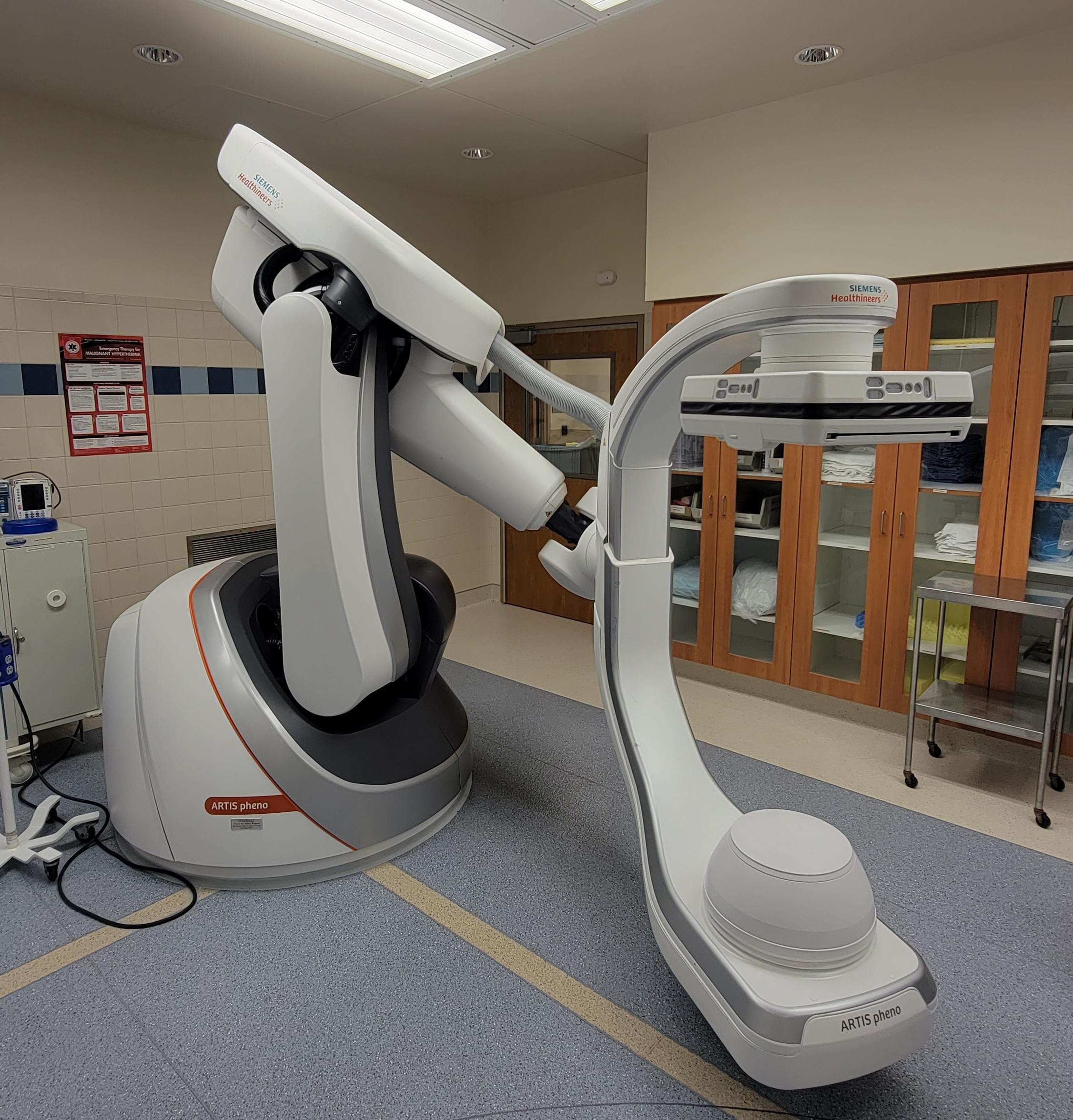 Robotic C-Arm Angiography System